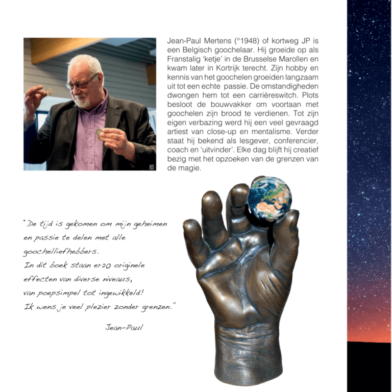 SOFT COVER Boek "Magie zonder grenzen“ van Jean-Paul Mertens ...